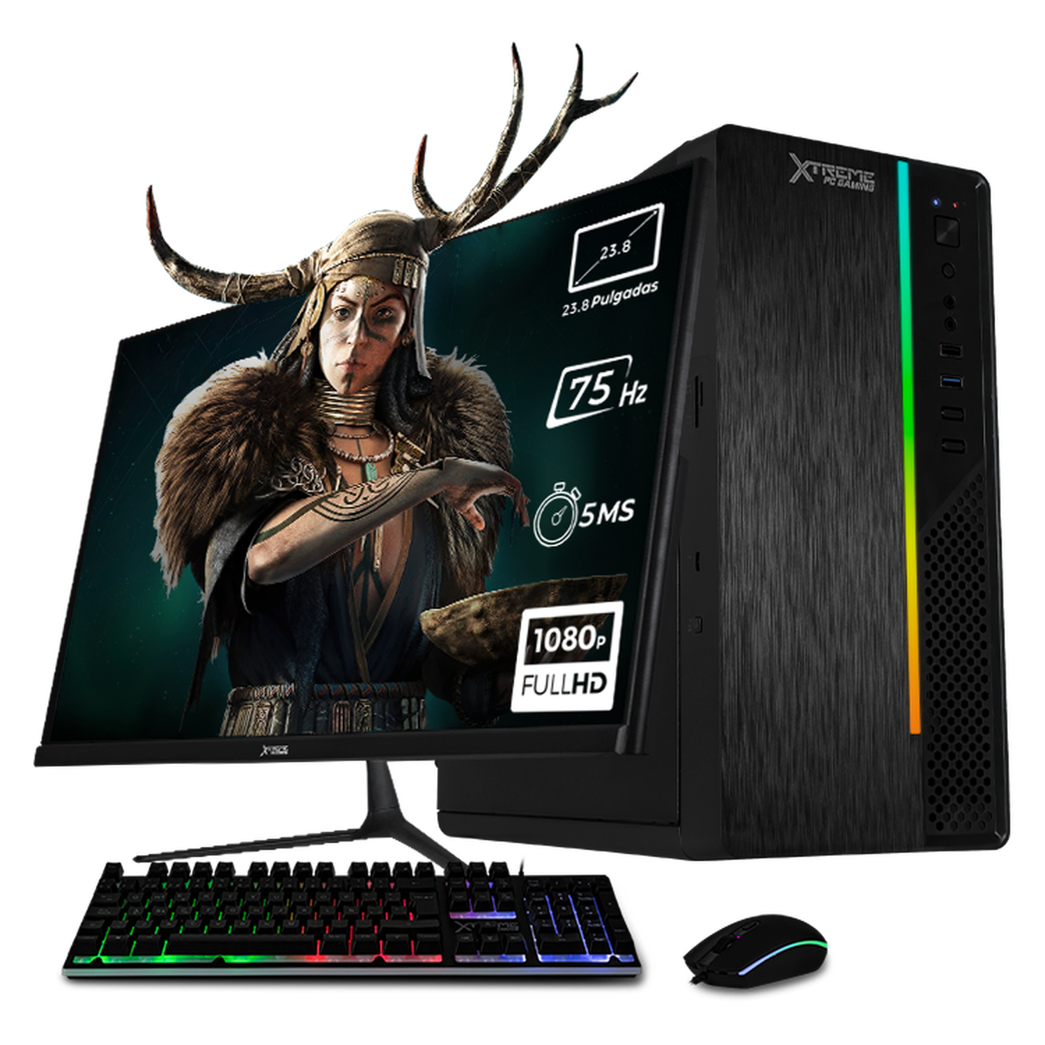 Xtreme PC Gaming Computadora Intel Core I3 10105 16GB SSD 500GB Monito – GRUPO DECME