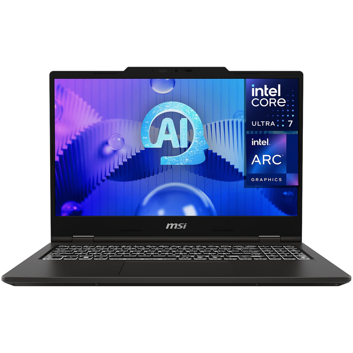 Laptop MSI Venture 15 AI Intel Core Ultra 7 155H 16GB RAM 512GB SSD 15 ...