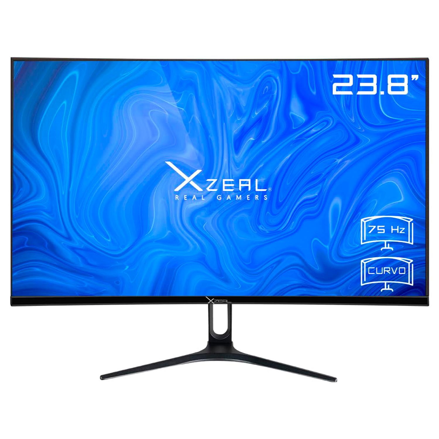 Monitor Gamer Curvo 23.8 XZEAL XST-570 5Ms 75Hz Full HD LED HDMI Negro ...