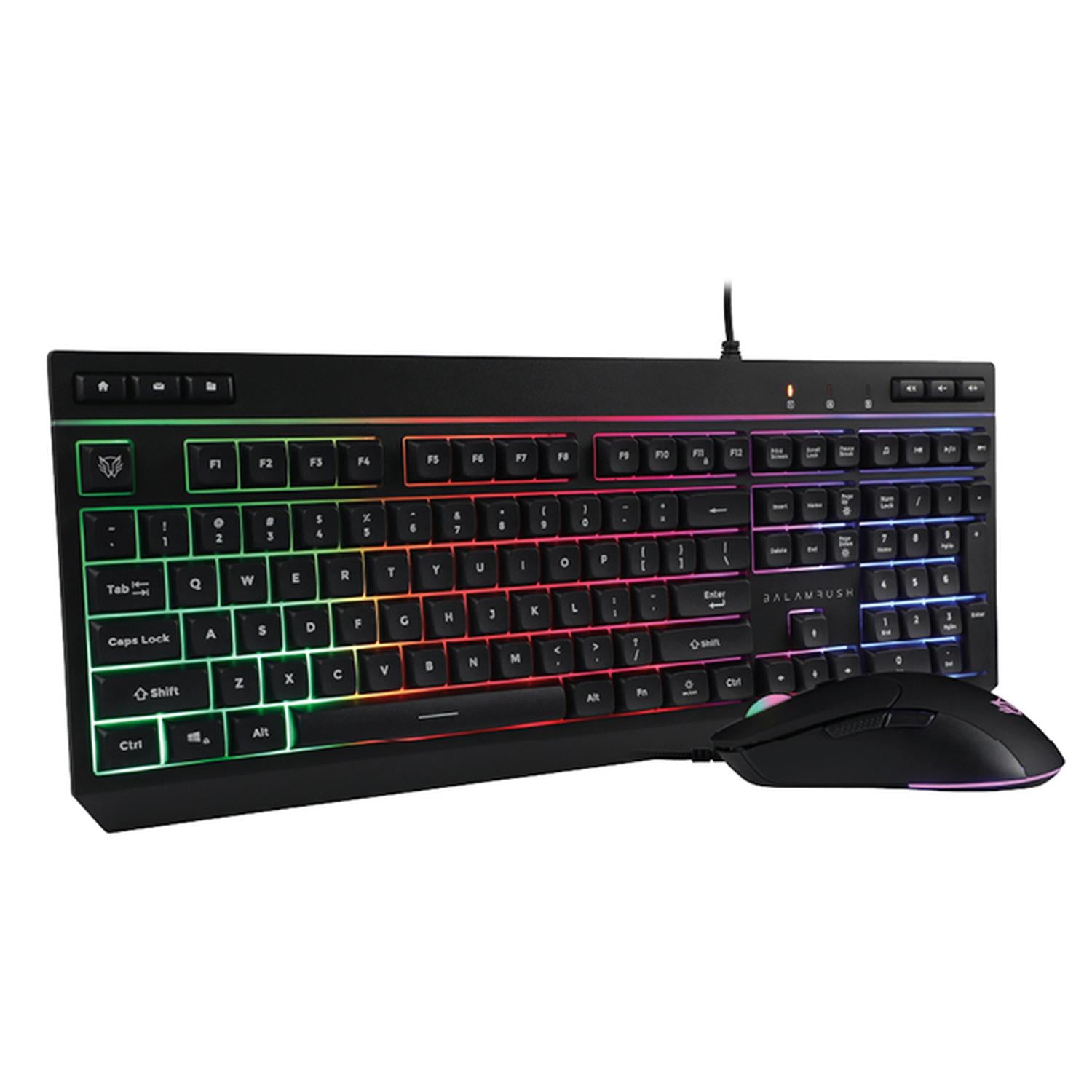 Kit Teclado y Mouse Gamer BALAM RUSH SQUAD MASTER PLUS KTM555 Alambric ...