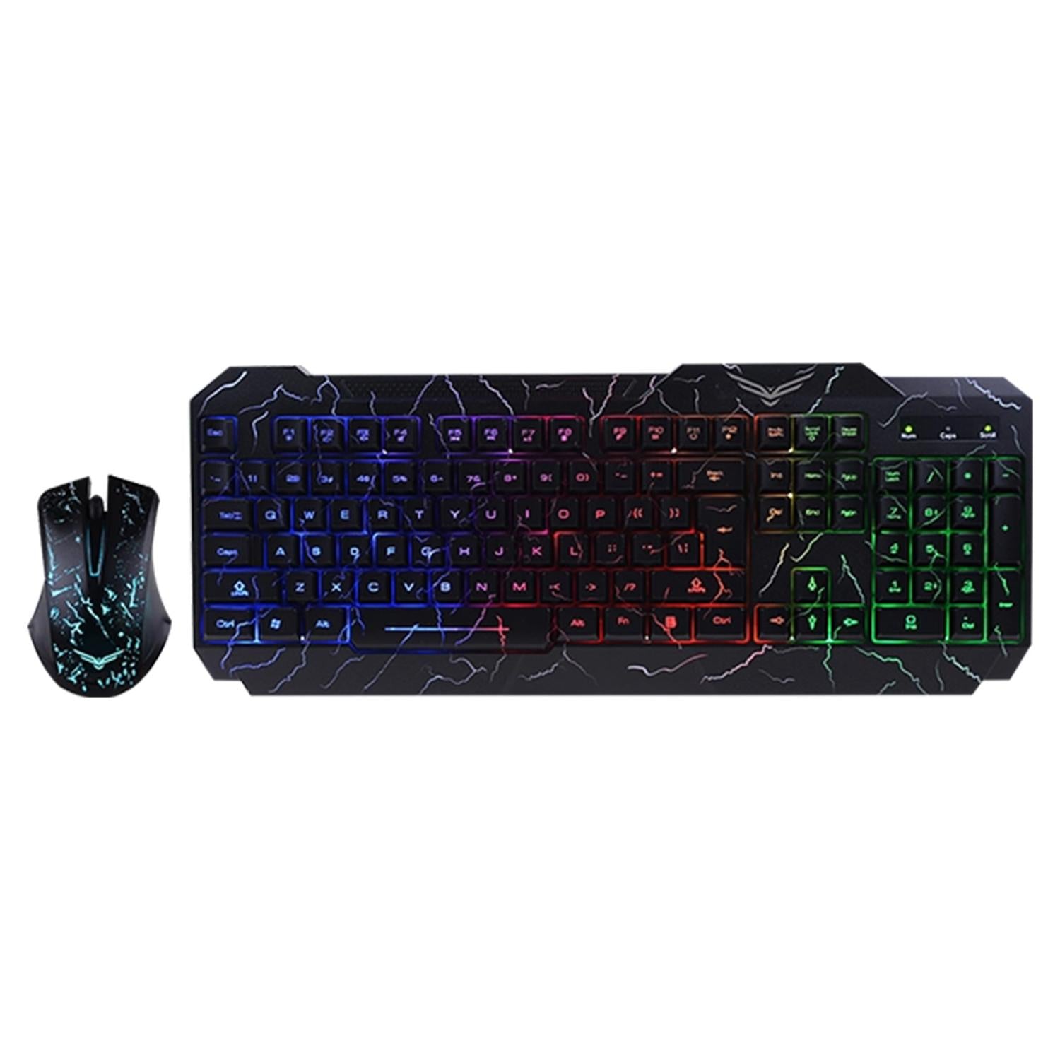 Kit Gamer 2 en 1 NACEB NA-633 Teclado y Mouse Sensor Optico 3 botones ...