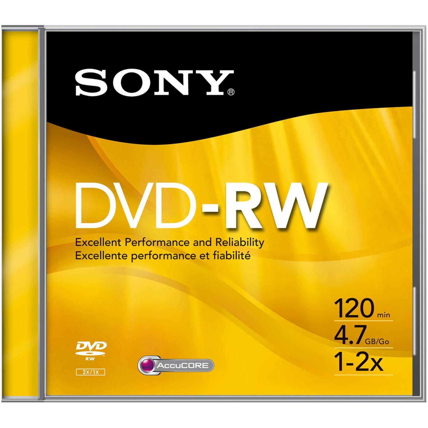 Disco SONY DVD-RW Virgen 1 Pieza DMW47SS/TLA – GRUPO DECME