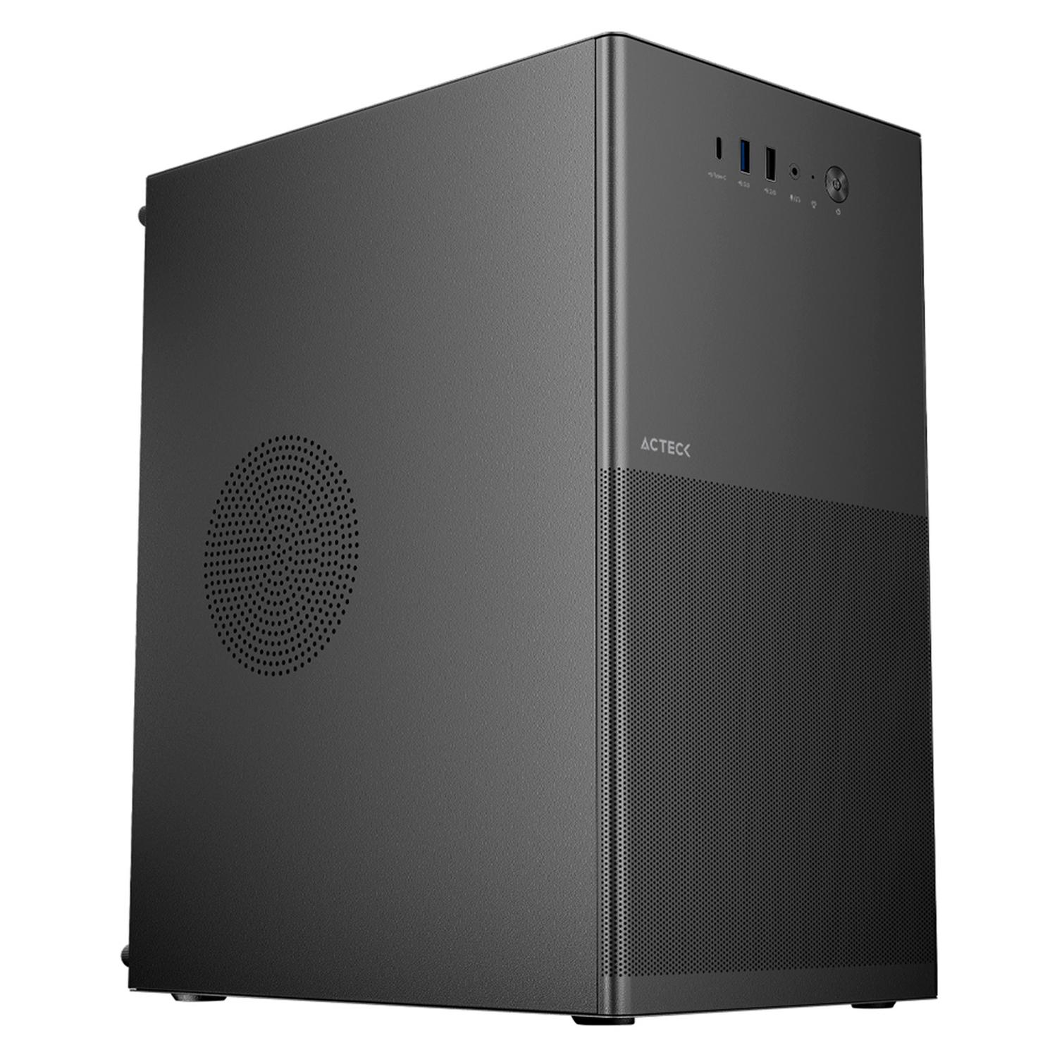 Gabinete ACTECK REX PRO GI757 Micro ATX Mini Torre Metal Panel Ranurad ...