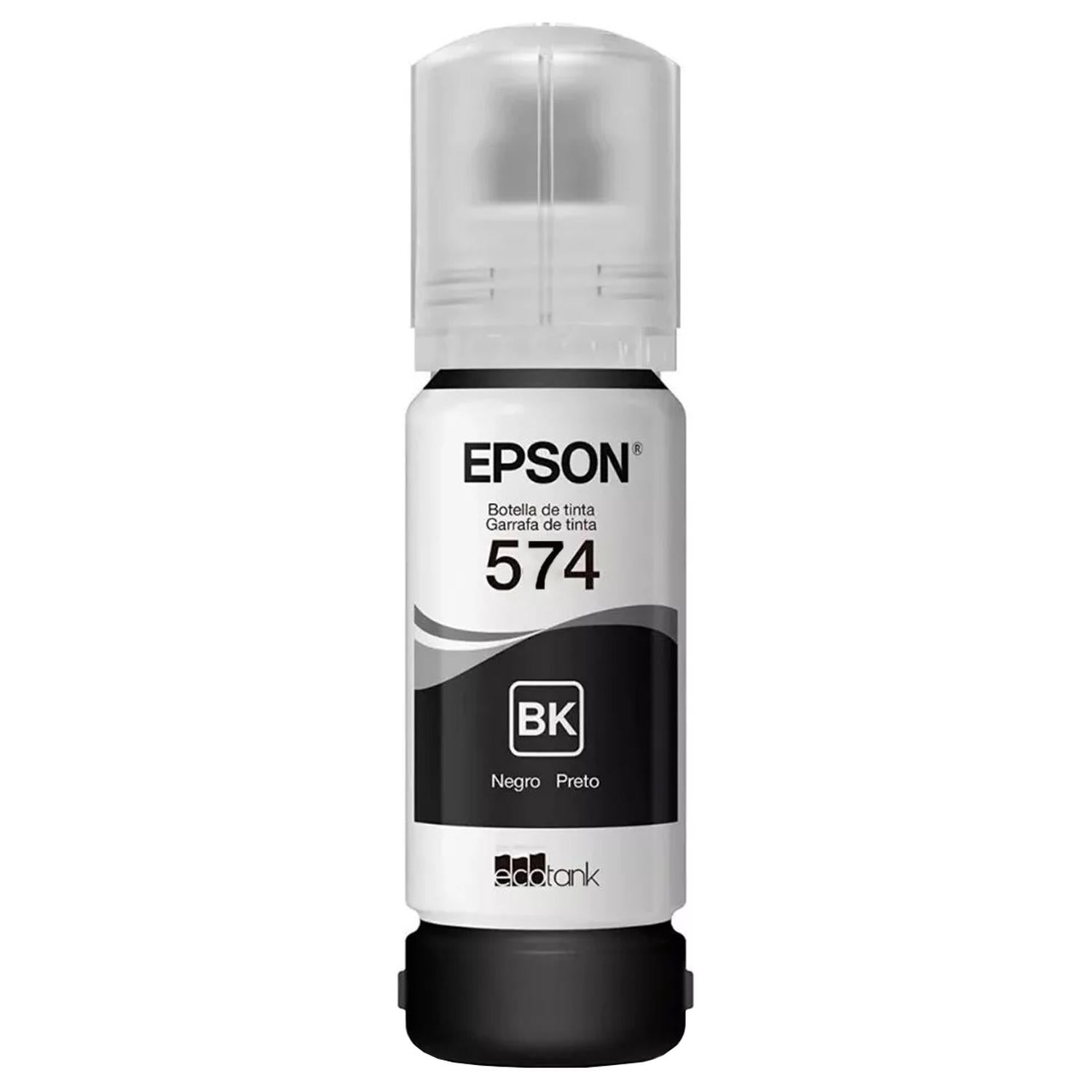 Botella Tinta Epson T574 L8050 L18050 Negro 70ml T574120-AL – GRUPO DECME