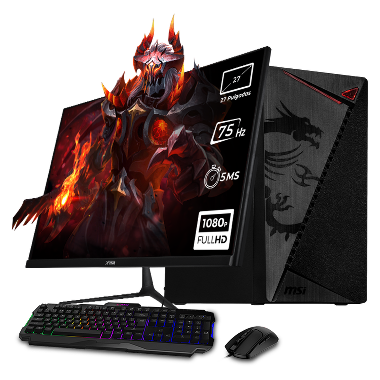 Xtreme PC Gaming MSI AMD Radeon Vega Renoir Ryzen 7 5700G 16GB SSD 1TB ...