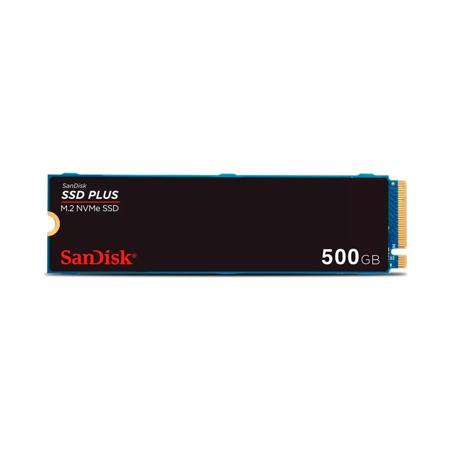 Unidad de Estado Solido SSD M.2 500GB SANDISK PLUS NVME 2400MB/s SDSSD ...